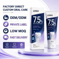 China Custom 7.5% Nano Hydroxyapatite Teeth Whitening Toothpaste Anti Sensitivity Enamel Protecting Fluoride Free Dentifrice for sale