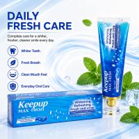China Custom Teeth Whitening Toothpaste Natural Mint Fluoride Free Pate Dentifrice Blanchissant Removes Odor Protects Tooth Enamel for sale