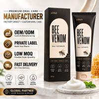 China Keepup OEM Customized Natural Fluoride-Free Teeth Whitening Toothpaste Propolis Extract Organic Ingredients Anti-Cavity Fresh for sale