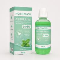 China Cetylpyridinium Chloride 0.08% Concentration Mouthwash with Alcohol & Vitamin C | Fresh Mint 30-Second Instant Breath Freshening Daily Teeth Care for sale