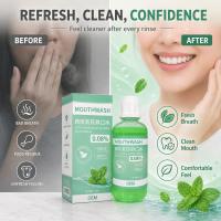 China Natural Herbal Extract Gentle 80ml Mouthwash Soothe Gum Discomfort Remove Bad Breath Portable Daily Oral Cleaning Liquid for sale