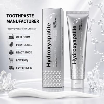 China Hydroxyapatite Whiten Toothpaste 120g Remove Tooth Stains Deep Teeth Whitening Fresh Breath Wholesale OEM ODM for sale