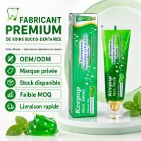 China OEM Customized Niacinamide Teeth Whitening Toothpaste Mint Flavor Cleans Plaque Fluoride Free Pate Dentifrice Blanchissant for sale