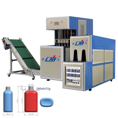 China Semi Automatic Bottle Blowing Machine PET Plastic Bottle Blow Molding Machine for sale
