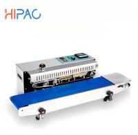 China HIPAC FR750w High Productivity Continuous Band Sealer with 18m/min Sealing Speed and 0-300℃ Temperature Range for sale