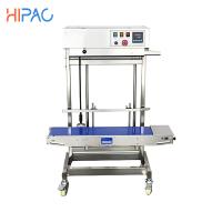 China HIPAC FRL150 A/S Heightened Continuous Sealing Semi Automatic PE Bag Foil Sealing Machine for sale