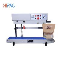 China SF-150LW Vertical Continuous Film Sealer with 0-13m/min Sealing Speed and 0-300℃ Temperature Range for Automatic Heat Sealing for sale