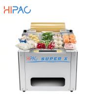 China HIPAC Electric Automatic High-Accuracy Plastic Cling Film Machine for Food Beverage Industry Commercial Fruit/Vegetable Stores for sale