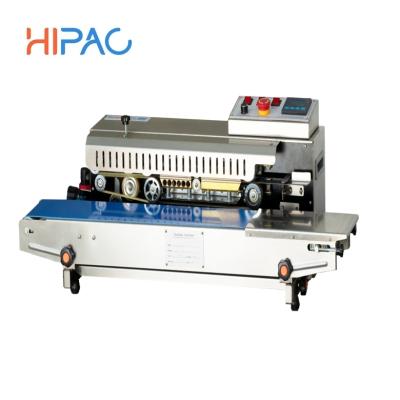 China Automatic Nitrogen-filled Stainless Steel Sealing Machine for Food Packaging Bags for sale