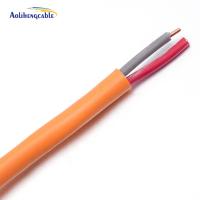 China Bare Copper 2 Core Alarm Cable PVC Jacketed 1.05mm ID CE Certified for sale