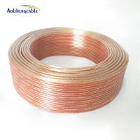 China 1.5MM 2.5MM 4MM 6MM OFC CCA Speaker Cable Support Customization for sale