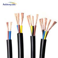 China RVV 2 3 4 5-Core 0.75 1.0 1.5 2.5MM Power Control Cable High Durability for sale