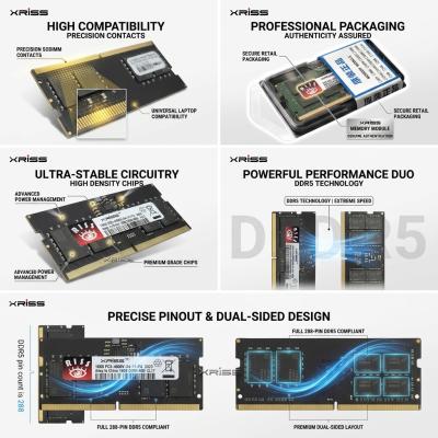 China DDR5 64GB 5600MHz Desktop RAM UDIMM 288-Pin High Density Memory for AI Workstation Data Analysis Server Build for sale