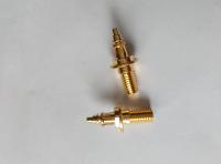 China Customized professional brass CNC machining parts, brass electrical contact, made in China manufacturer for sale