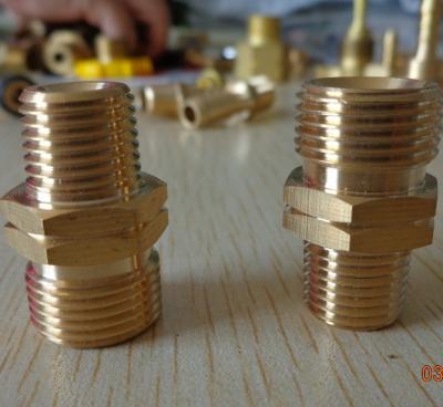 China Customized Hex Brass Pipe Fitting with all kinds of finishes, made in China professional manufacturer for sale