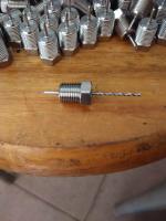 China CNC machining Sensor stainless steel nipple，CNC maching, stainless steel, nipple, pipe fitting for sale