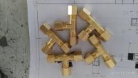 China Brass Tee, Custom CNC Brass Connector Products, made in China professional manufacturer for sale