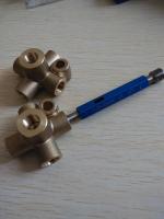 China cnc machining parts with high quality,Machining brass, copper alloy forgings, Brass Oil Separator for sale