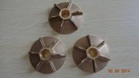 China Customize casting parts, precision cnc machining turned part, surface plated, Casting copper alloy wheels for sale