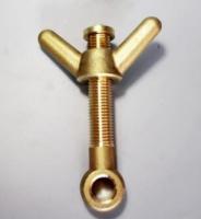 China Brass eye bolts, Custom CNC Brass Connector Products, made in China professional manufacturer for sale