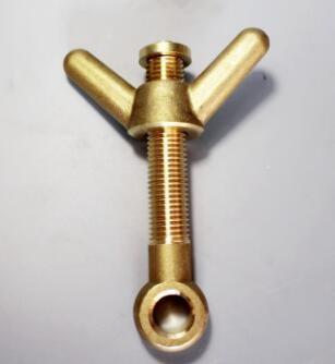 China Brass eye bolts, Custom CNC Brass Connector Products, made in China professional manufacturer for sale
