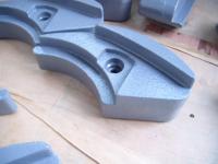 China 5kg counterweight, Surface powder spray,Customized sand casting parts with all kinds of finish for sale