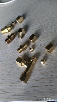 China Customized CNC COMPRESSION FITTING RANGE, TEE, ELBOW, COUPLING, adapter, made in China professional manufacturer for sale