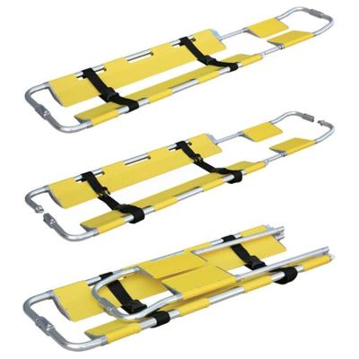 China Adjustable Separable Orthopedic Aluminium Scoop Stretcher for sale