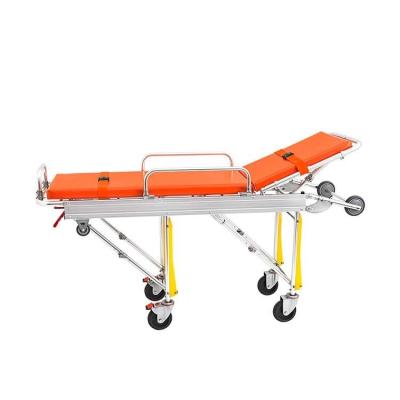 China Manual Shovel Type Ambulance Folding Emergency Backboard Scoop Stretcher for sale