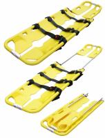 China Medical Portable PE Plastic Separable Patient Emergency Scoop Stretcher for sale
