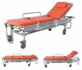 China Emergency Ambulance Patient Stretcher Trolley Foldable Multifunctional With Four Wheels for sale