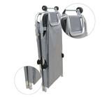 China Emergency Folding Funeral Body Stretcher For Ambulance With Wheels Color Grey for sale