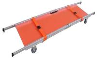 China 4 Wheels Foldable Stretcher Aluminum Alloy Flat Simple Stair Wheeled 350lb for sale