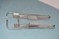 China Medical Transport Folding Stretcher Adjustable Aluminum Alloy Scoop 210*44*6 Cm for sale