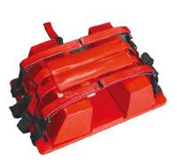 China Spine Board Head Blocks Backboard Hospital Universal Head Immobilizer For Spine Stretcher for sale