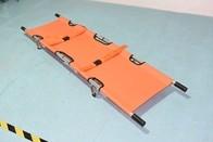 China Oxford Leather 104cm Folding Medical Stretcher 1 Year Warranty for sale