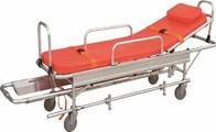 China ISO CE Approved Aluminum Alloy First Aid Ambulance Stretcher Litter Foldaway With Wheels for sale