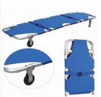 China Emergency Equipment Folding Ambulance Stretcher Aluminum Alloy For Patient Transfer for sale