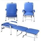 China Retractable Foldable Adjustable Hospital Clinic Escort Chair With Steel Spray Plastic Structure for sale