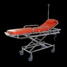 China Good Quality Manual Luxurious Backrest Adjustable Hospital Patient Stretcher Height Adjustable Transport Trolley for sale