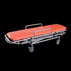 China Good Quality Manual Luxurious Backrest Adjustable Hospital Patient Stretcher Height Adjustable Transport Trolley for sale