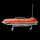 China Good Quality Manual Luxurious Backrest Adjustable Hospital Patient Stretcher Height Adjustable Transport Trolley for sale