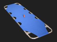 China Two Fold Aluminum Alloy Light Medical Stretchers Corrosion Resistant Multi Color Easy Operate for sale