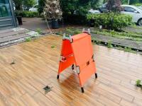 China Light Two Fold Stretcher Aluminium Alloy Frame Oxford Cloth for sale