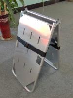 China Aluminum Alloy Hard Board Two Fold Stretcher For Patient Transfer Light Weight Convenient To Carry for sale
