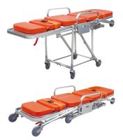 China Aluminium Alloy Chair Type Ambulance Stretcher With Adjustable Back For Emergency Rescue And Rescue In Limited Space for sale