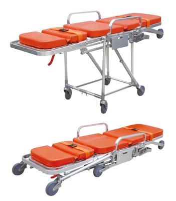China Aluminium Alloy Chair Type Ambulance Stretcher With Adjustable Back For Emergency Rescue And Rescue In Limited Space for sale
