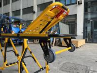 China High End Thickened Aluminum Alloy Ambulance Stretcher For Emergency Rescue With Adjustable Backrest Height For Hospital Use for sale
