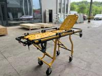China High End Thickened Aluminum Alloy Ambulance Stretcher For Emergency Rescue With Adjustable Backrest Height For Hospital Use for sale