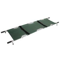 China Four Folding Medical Stretcher  High-Strength Aluminum Alloy Oxford Leather for sale